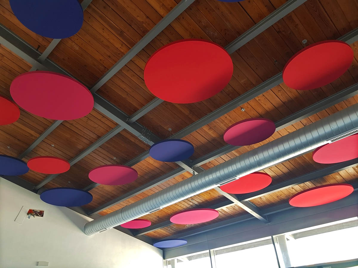 Aural® round acoustic panels by ACUSTICO®